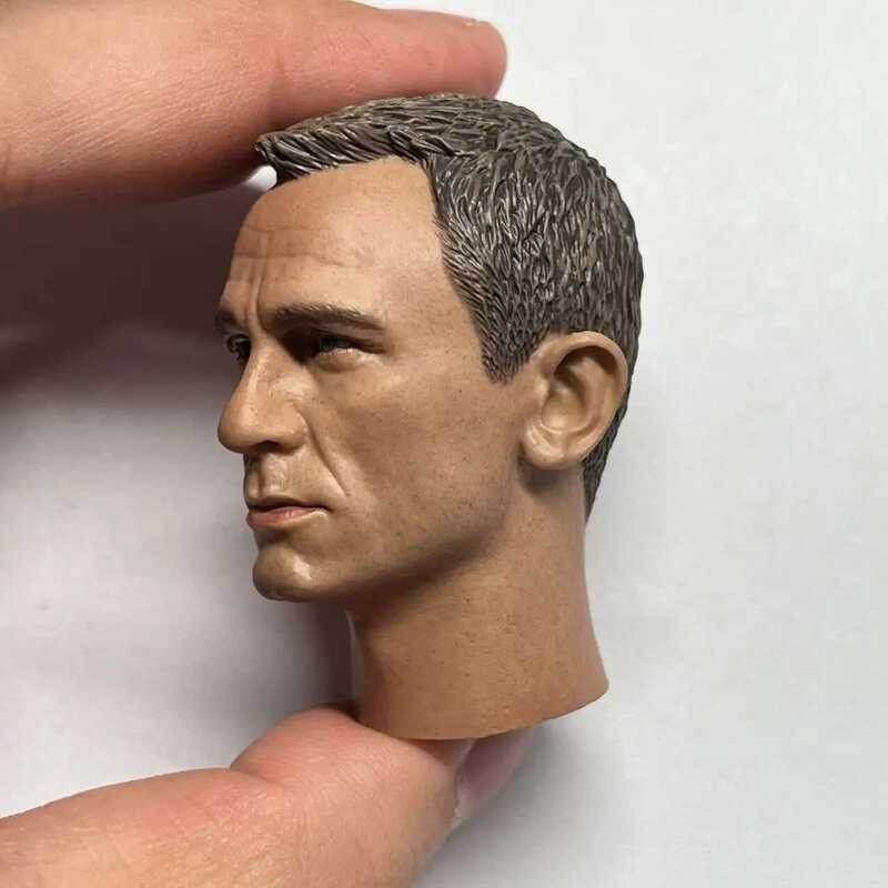 Scale * 1/6 Daniel Craig Head Sculpt PVC Male Carving Model Fit 12 ...
