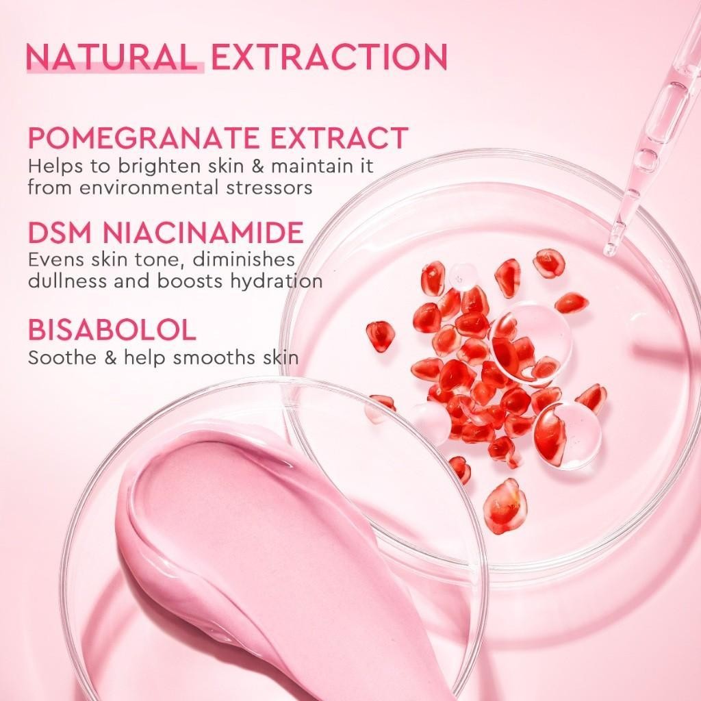 [G2G] Glad2Glow Pomegranate Niacinamide Brightening Clay Stick Mask for ...