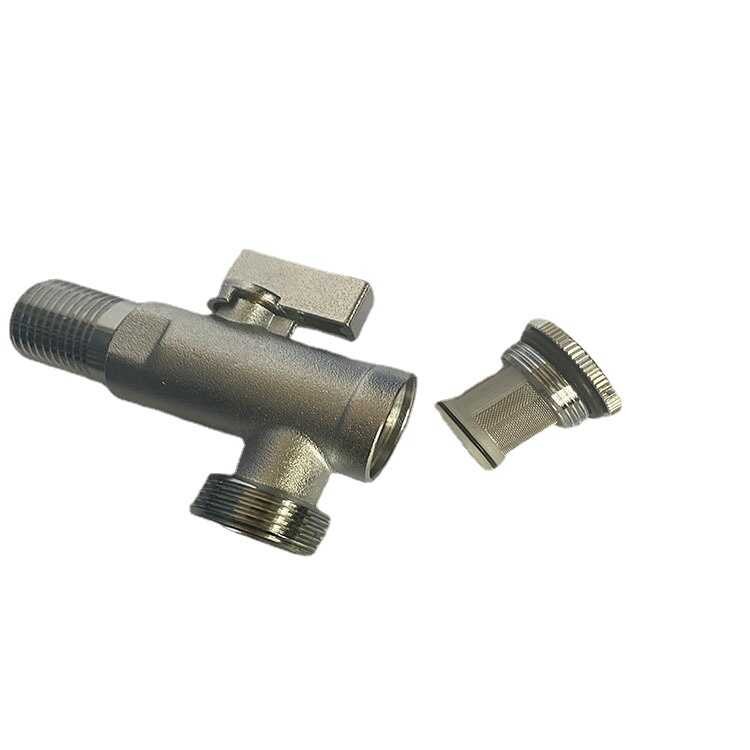 triangle valve Copper water stop valve toilet washing machine faucet ...