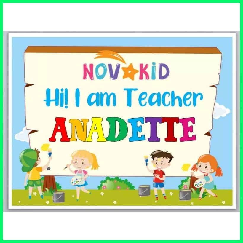 ESL Teaching Props - Teacher's Name Palfish/51talk/acadsoc/novakid ...