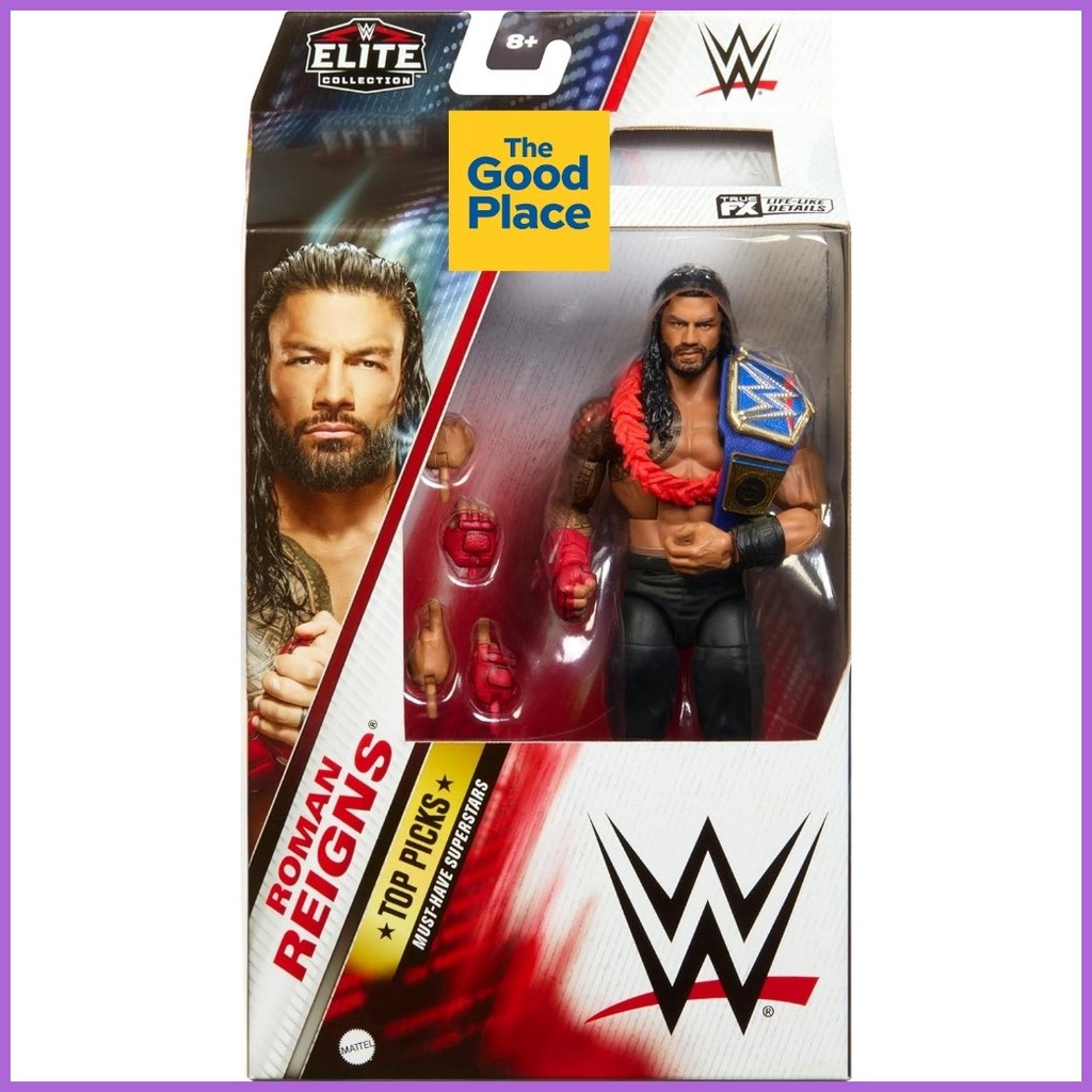 ¤ MATTEL WWE Elite Top Picks Collection Action Roman Reigns Figure With ...