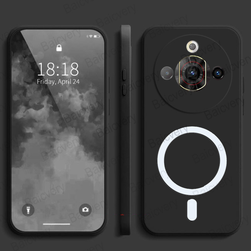 For ZTE Nubia Focus Pro 5G Z2351N Colorful Matte Cover With Magnetic ...