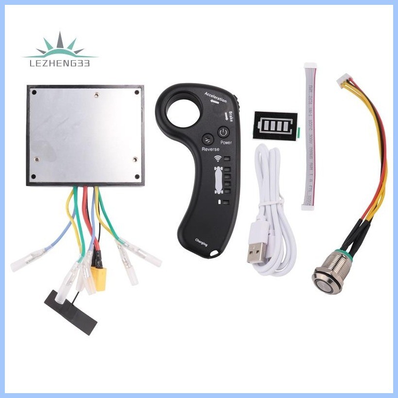 36V Brushless Dual Motor Electric Skateboard Controller Set Longboard ...