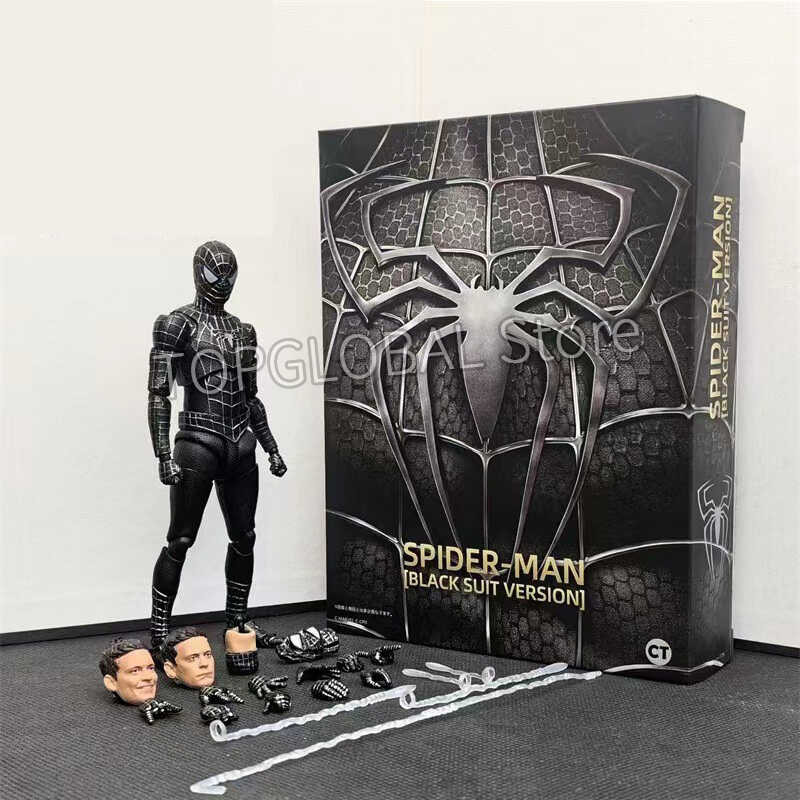 SK Ct Spider-Man Black Suit Version S.H.Figuarts Spider Man 2099 ...
