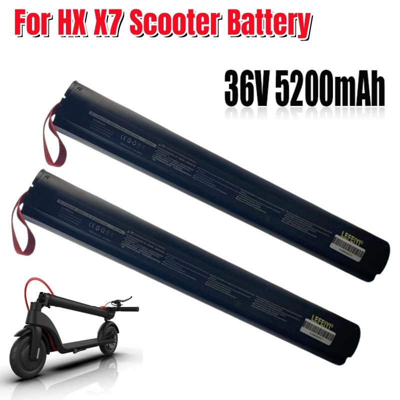 5.2Ah 63 36V Lithium Carbon Fiber X7 Electric Scooter Battery Pack ...