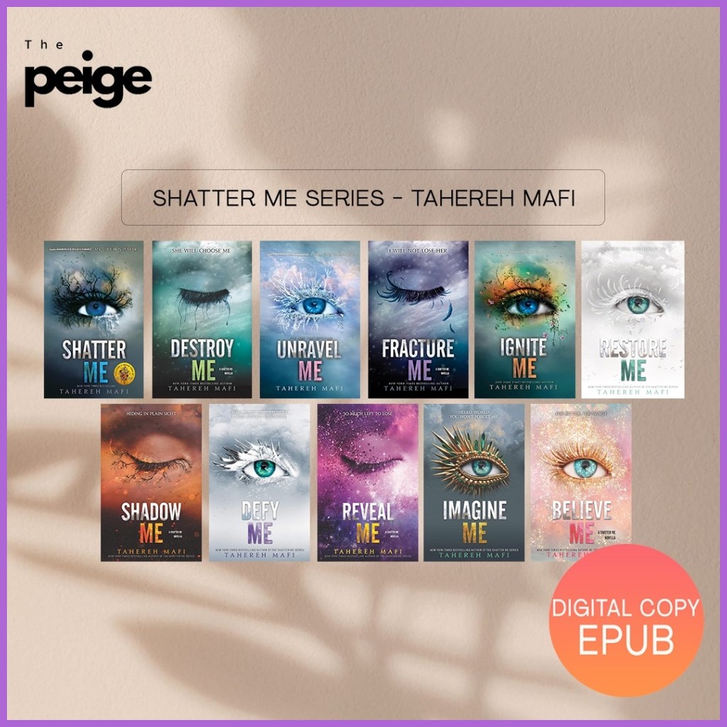 Take All Shatter Me Book Series - Tahereh Mafi - Destroy Me, Unravel Me ...