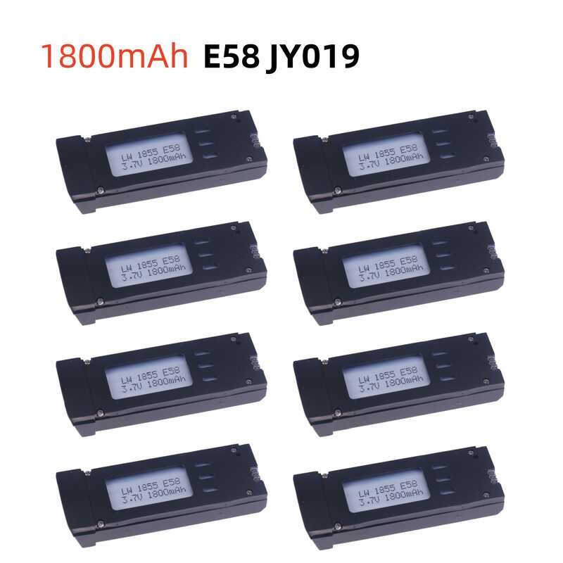 3 7v 4 1800mah 6f Rc Drone Lithium Remote Control Uav Battery For E58