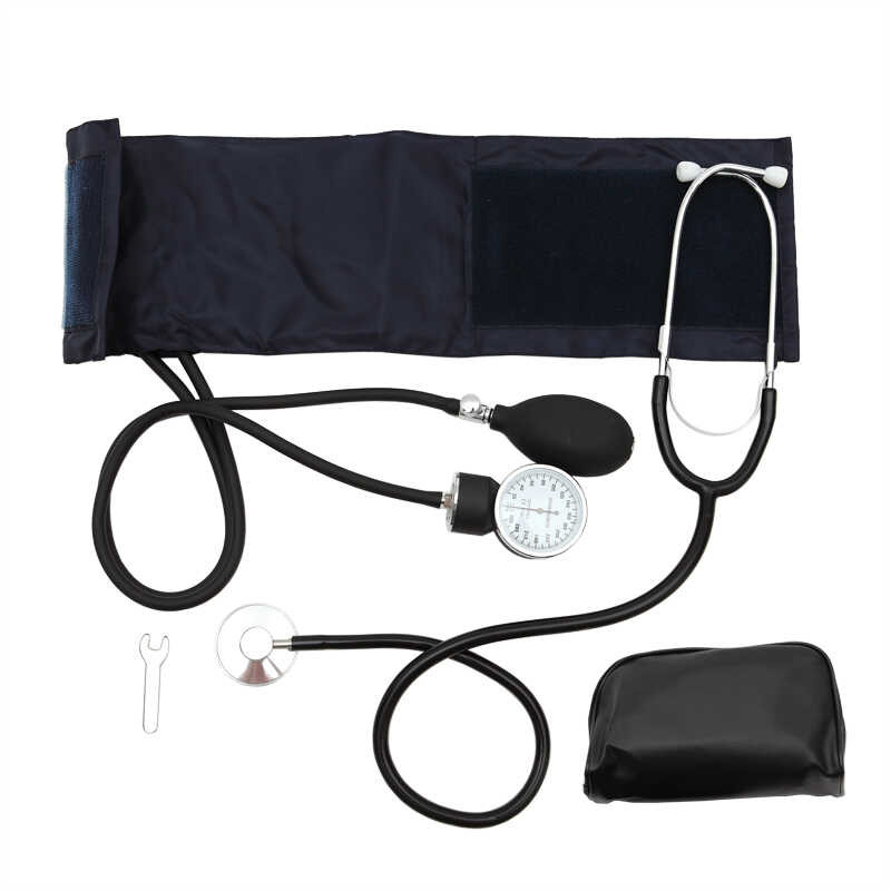 Manual Strap Medical Blood Pressure Meter Wall Sphygmomanometer Tube ...