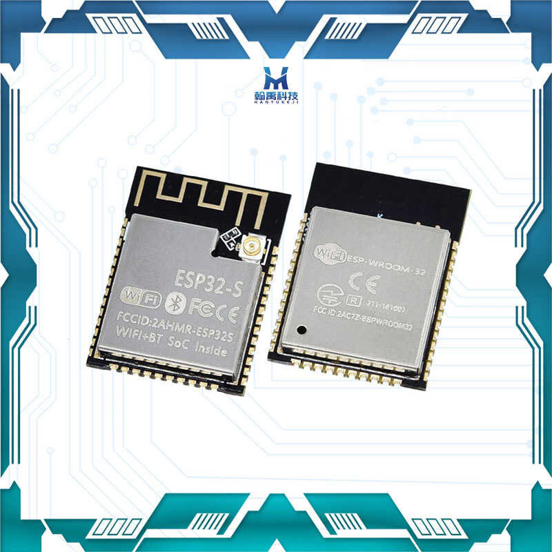 ESP32-S WiFi+Bluetooth module ESP32 serial to WiFi dual antenna ESP-WROOM-32 module | Shopee ...
