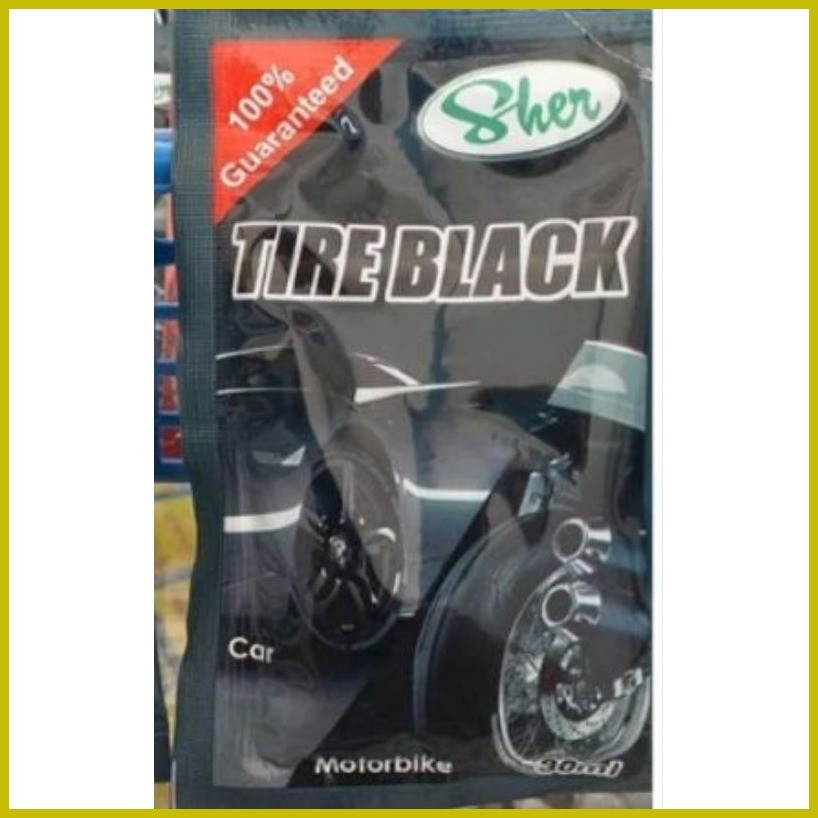 ♒ SHER TIRE BLACK 30ML, 120ML, 270ML TIRE BLOCK BALIK ITIM NA KULAY NG ...