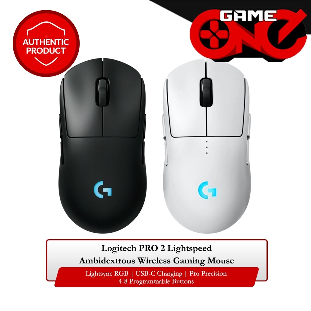 Logitech PRO 2 Lightspeed Ambidextrous Wireless Gaming Mouse | Shopee ...