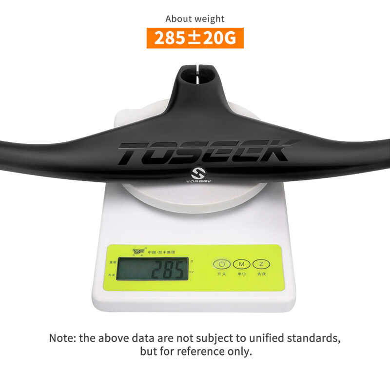MTB TOSEEK Handlebars And Stem 28.6Mm-17Degree Carbon Integrated Handlebar For Mountain Bike ...