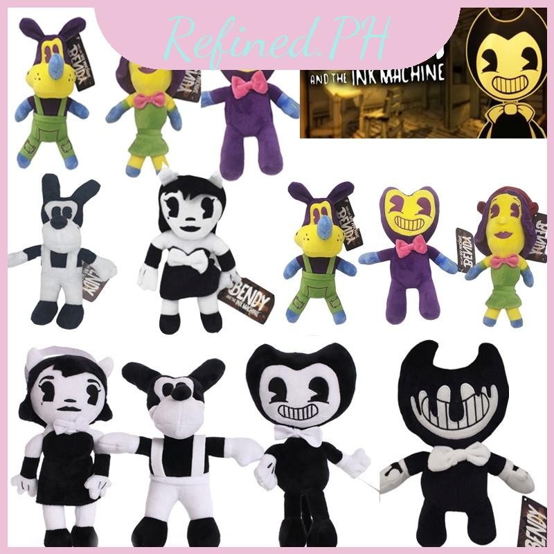 30cm Cartoon Bendy and the Ink Machine Plush Doll Figure Toy Black ...