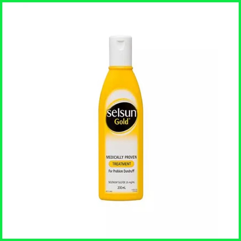 Selsun Gold Dandruff Medicated Selenium Sulfide Shampoo Treatment ...