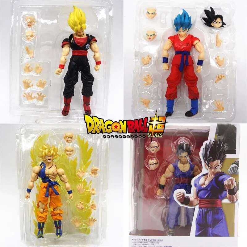 Anime 16Cm Dragon Ball Z Figure Shfiguart Vegeta Ss4 Saiyan Sh Goku Min ...
