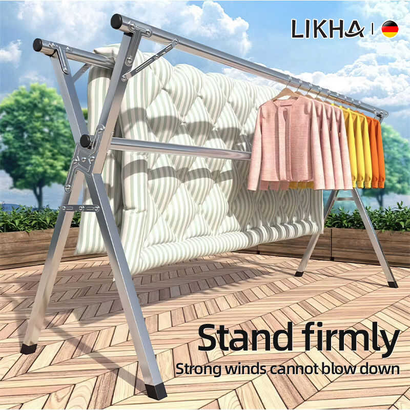 LIKHA High Quality Stainless Steel Hanger, Heavy-Duty Sampayan Ng Damit ...