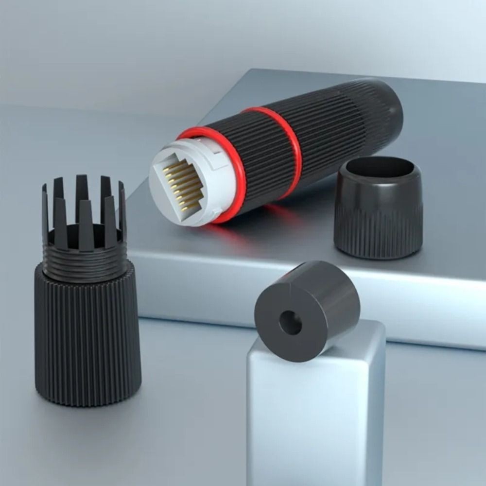 RJ45 Docking Connector Ethernet Network Straight-through Waterproof ...