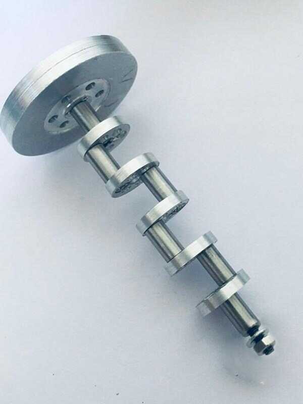 Model engine crankshaft V8 engine magnetic motor steam engine Stirling ...