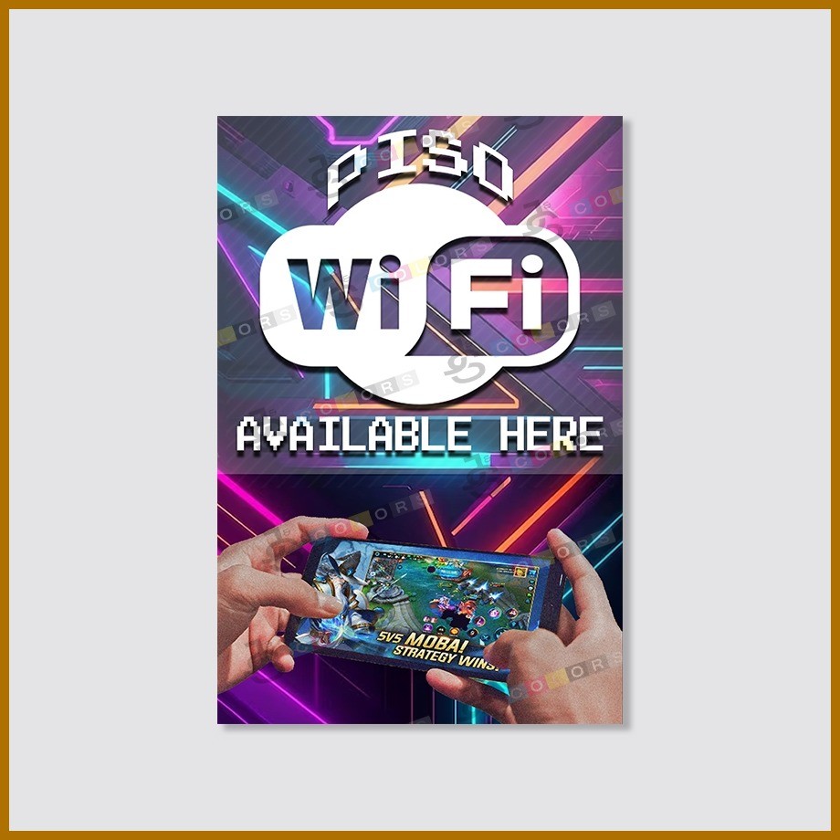 Piso Wifi Tarpaulin Business Signage Laminated Board | Shopee Philippines