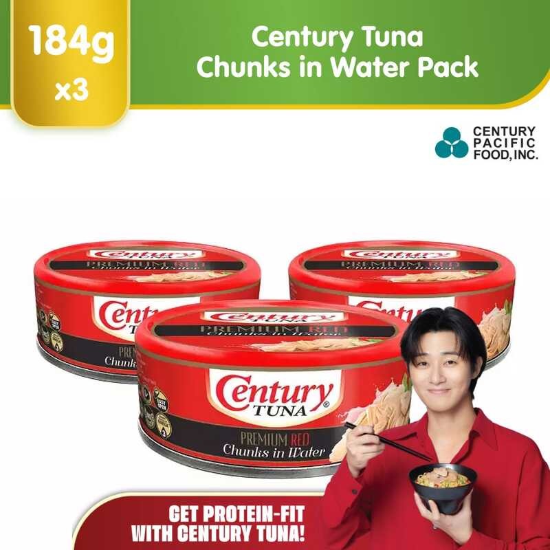 Century Tuna Chunks In Water 184G Pack Of 3 | Shopee Philippines