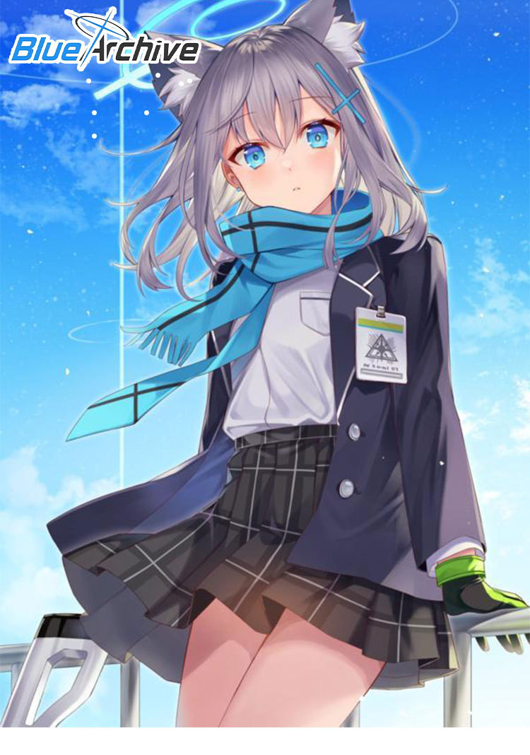 Blue Archive Cosplay Sunaookami Shiroko Anime Role Play Animation ...