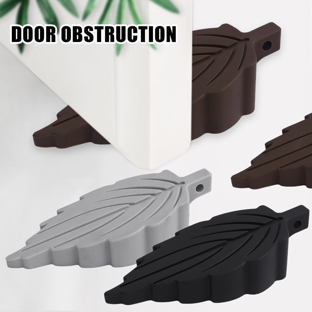 Non-Slip Safety Door Stopper - Anti-collision Heavy Duty Leaves ...
