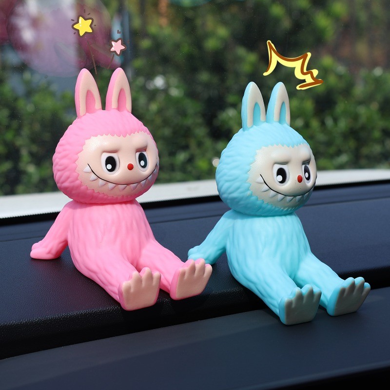 LABUBU Phone Holder - Kawaii Anime Desktop Ornaments - Cute Doll Phone ...