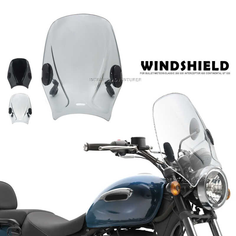 Windshield Wind Screen Shield Deflector Protector para sa Bullet/Meteor ...