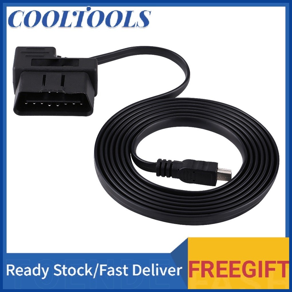 Cooltools 180cm Car OBD-II OBD2 EOBD 16pin Diagnostic Extension Adapter ...