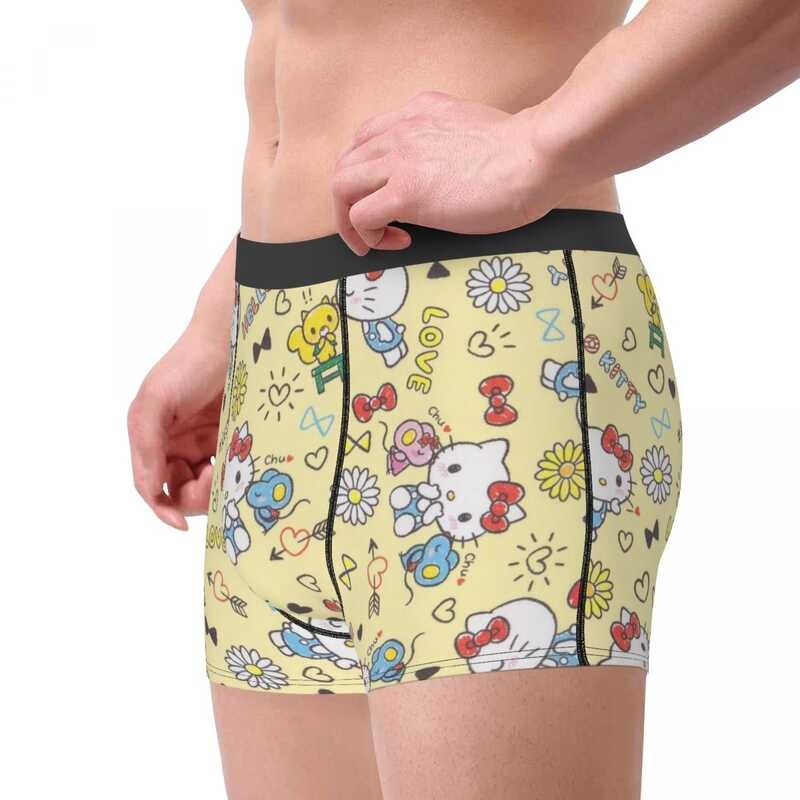 Boxer Sexy Kuromi Hello Kitty Shorts Panties Men's Underwear Soft ...