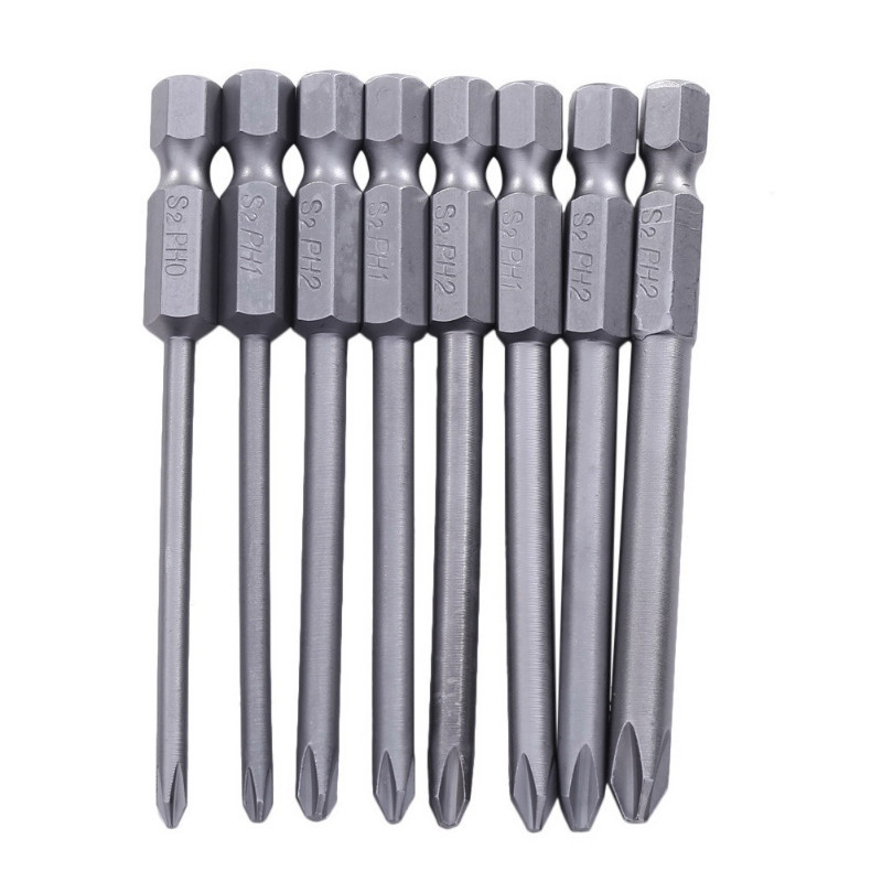 50pcs 75mm Extra Long Reach Bit Set Security Screwdriver Bits Torx Star ...
