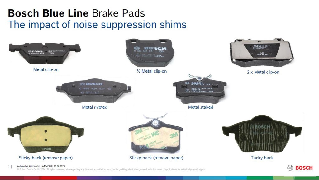 Bosch Front Brake Pads BP9053(DB1223) for MitsubishiOutlander ...