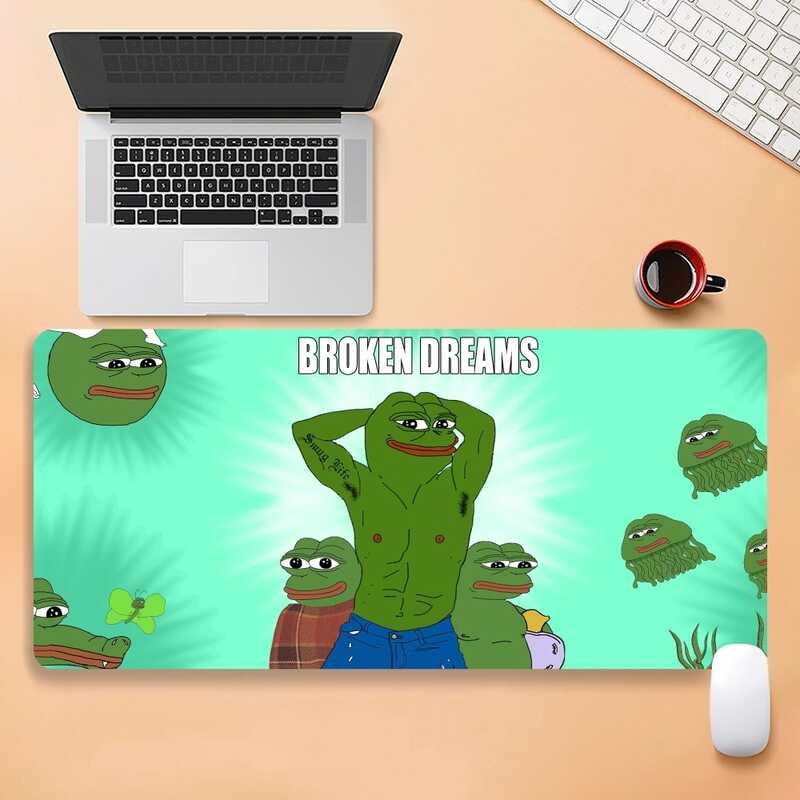 P-Pepe Cartoon F the F-Frog Sad e Pad Office Large PC Computer Keyboard ...