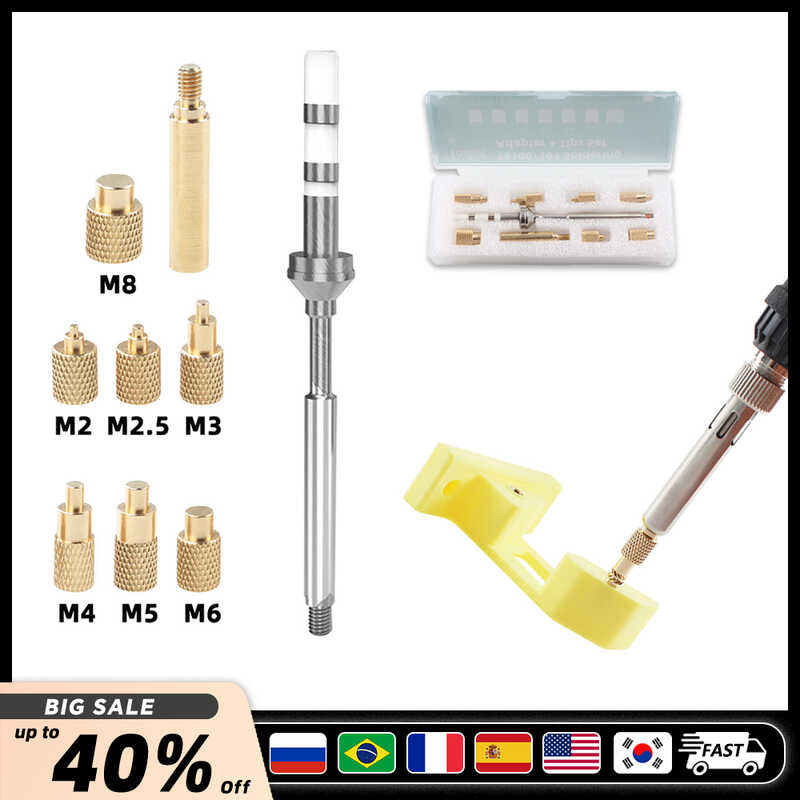 Cf Ts100 3 Ts101 Adapter & Tips M2-M8 Heat Insert Tip Metal Hot Melt ...