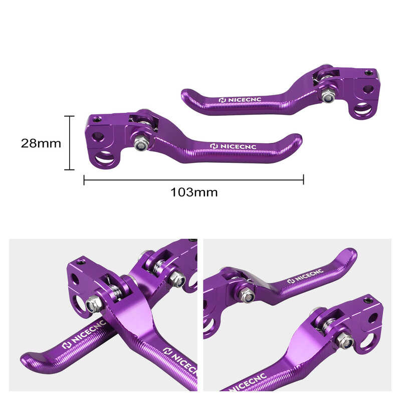 Electric Dirt NICECNC Bike Front Rear Brake Lever Kit Aluminum For ...