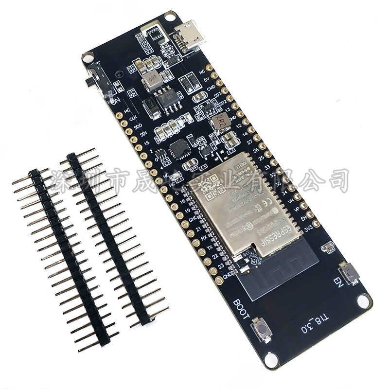 Wireless WiFi Bluetooth module with 18650 battery holder and ESP32 ... Wireless WiFi Bluetooth module with 18650 battery holder and ESP32 ...