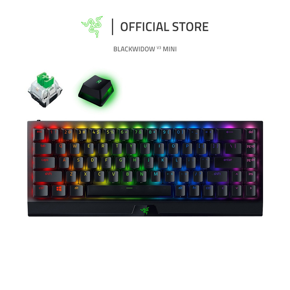 Razer BlackWidow V3 Mini HyperSpeed Phantom Pudding Edition 65% ...