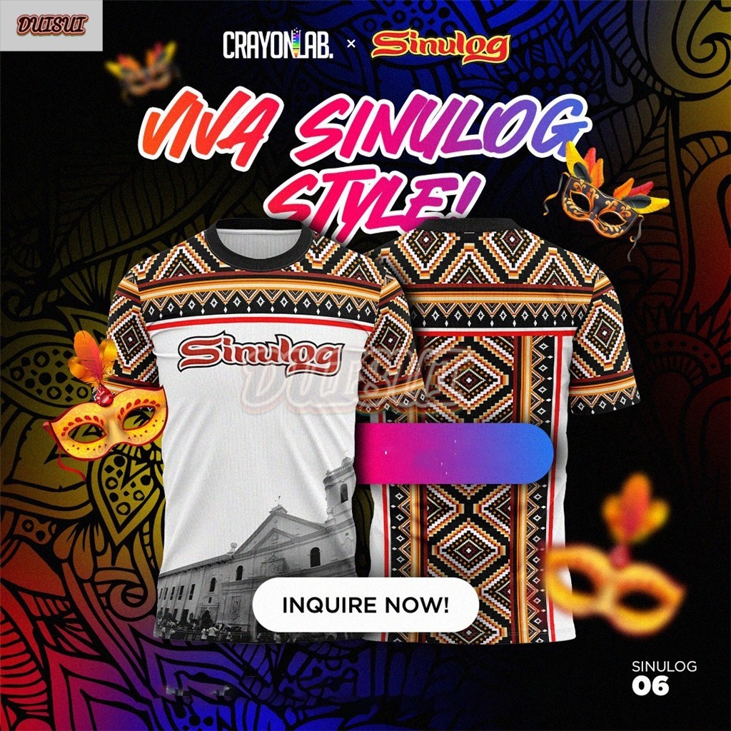 SINULOG SHIRT FULL SUBLIMATION FOR MEN AND WOMEN another newly design ...