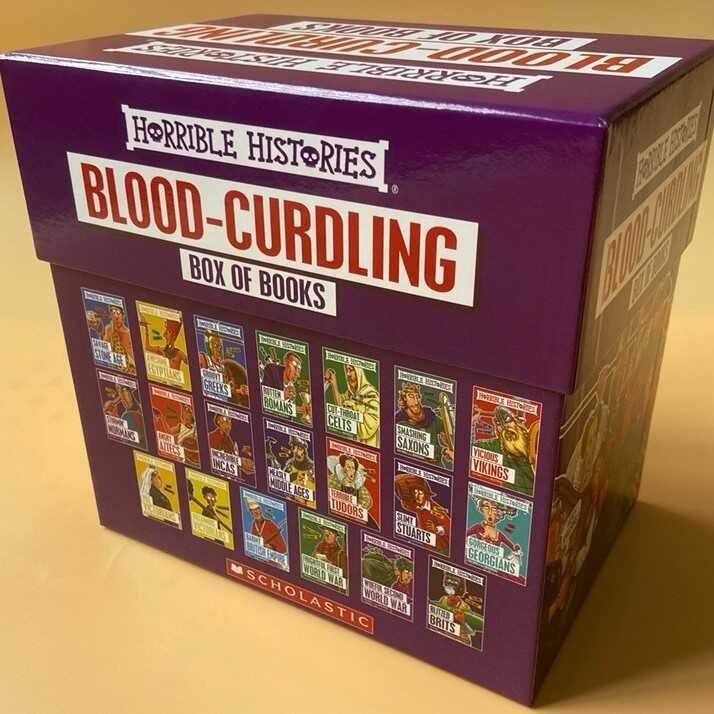 Horrible History: Terrifying History Box Set of 20 for Children's ...