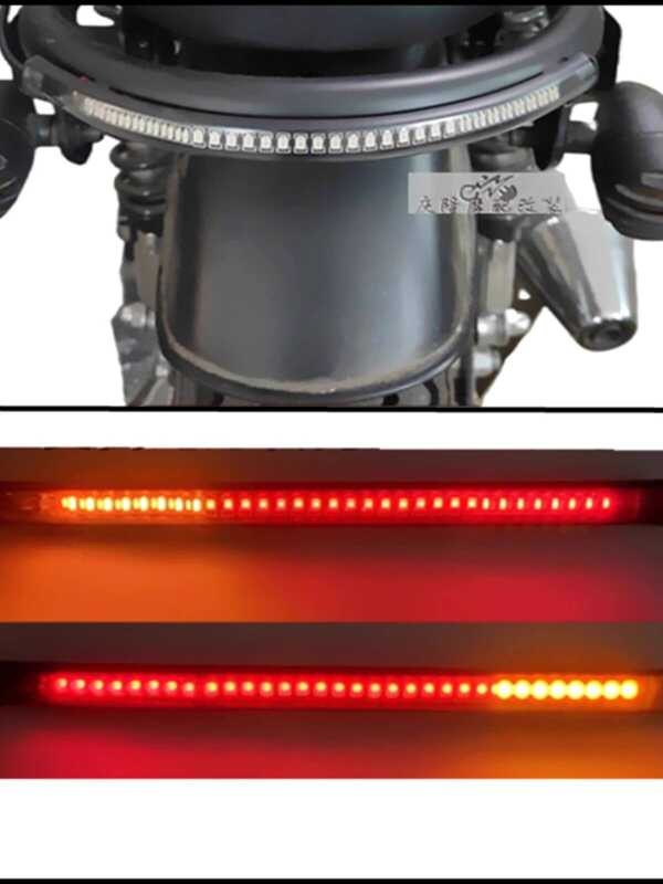 Motorcycle modification steering brake tail light LED integrated light ...