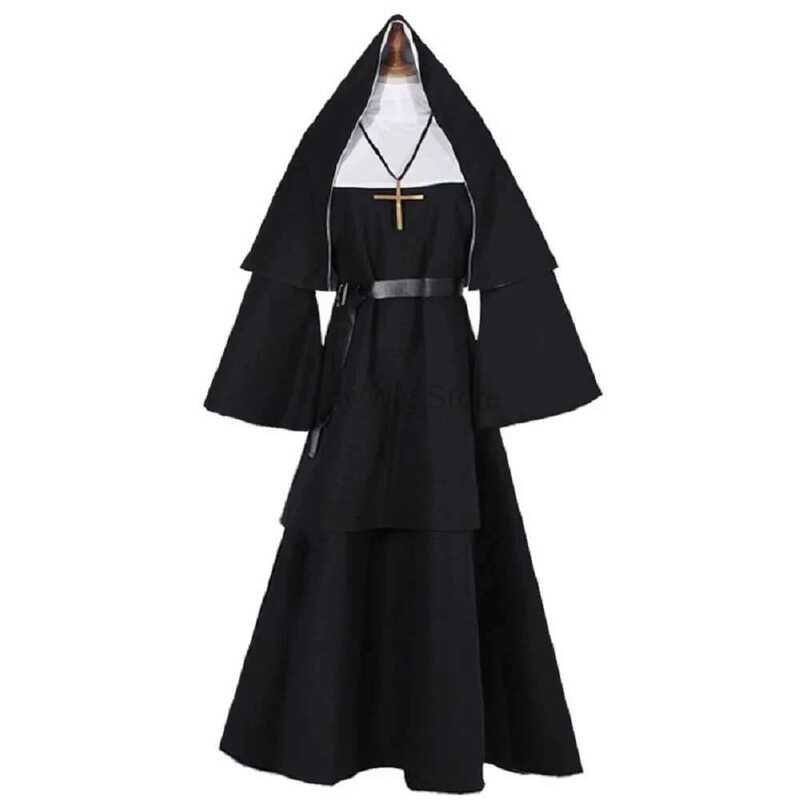 Xj Costume Women Scary Halloween Costumes Plus Size Nun Outfit For ...