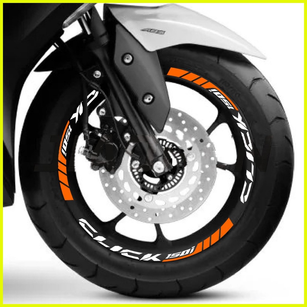 1 set Honda click 160 150i mags decals click 125i v3 rim sticker for ...