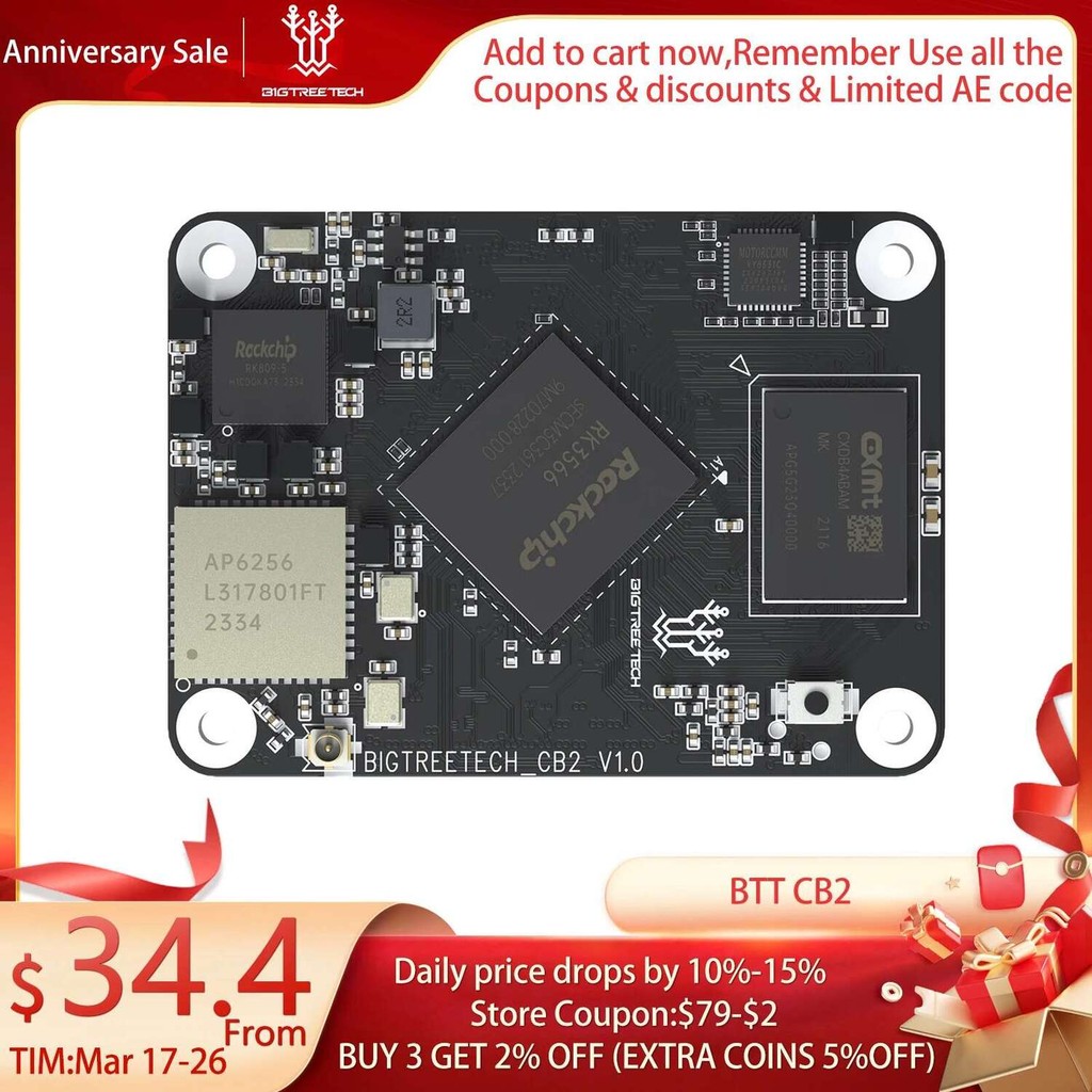 BIGTREETECH BTT CB2 Core Board SKR MINI E3 V3.0 Manta M8P Klipper 3D ...
