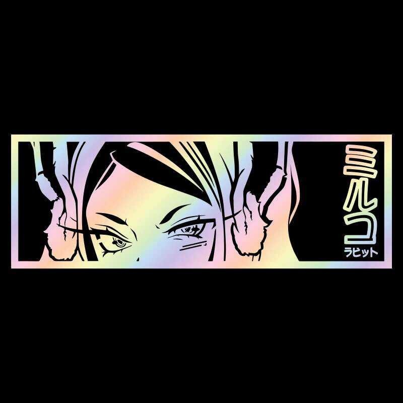 Miruko | MHA | Boku No Hero Car Sticker Anime Beautiful Girl Window ...