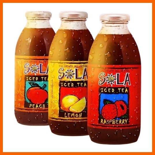 ⌚ ⇧ [SET] Sola Lemon + Peach + Raspberry Flavor Iced Tea (3 x 472mL ...