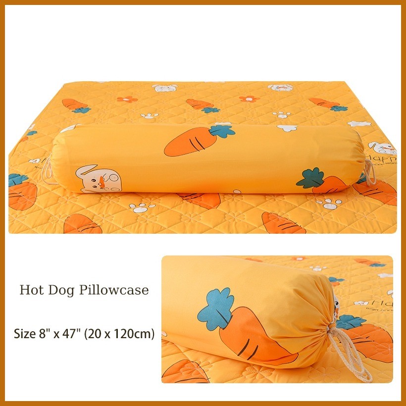 Hot Dog Pillowcase Pattern High Quality Skin-Friendly Soft Fabric ...