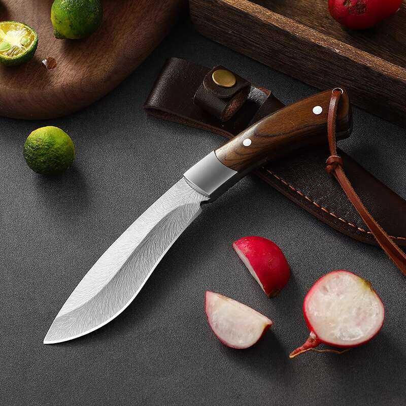 Portable Outdoor Camping Self-Defense Knife Stainless Steel Fruit Knife ...