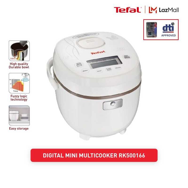 Tefal Digital Mini Rice Cooker Rk500166 4 Cups | Shopee Philippines