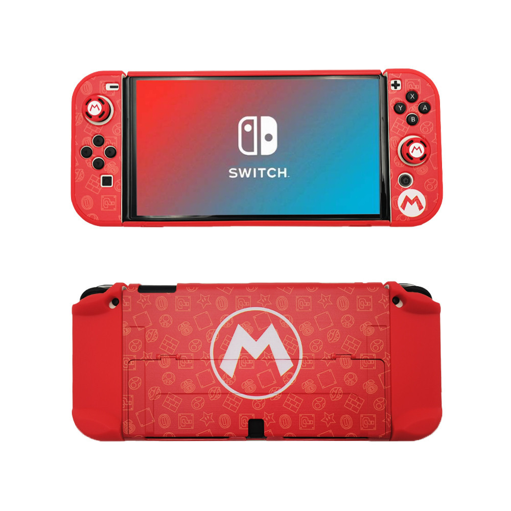 For Nintendo Switch OLED Storage Bag Mari Style Colorful Protective ...