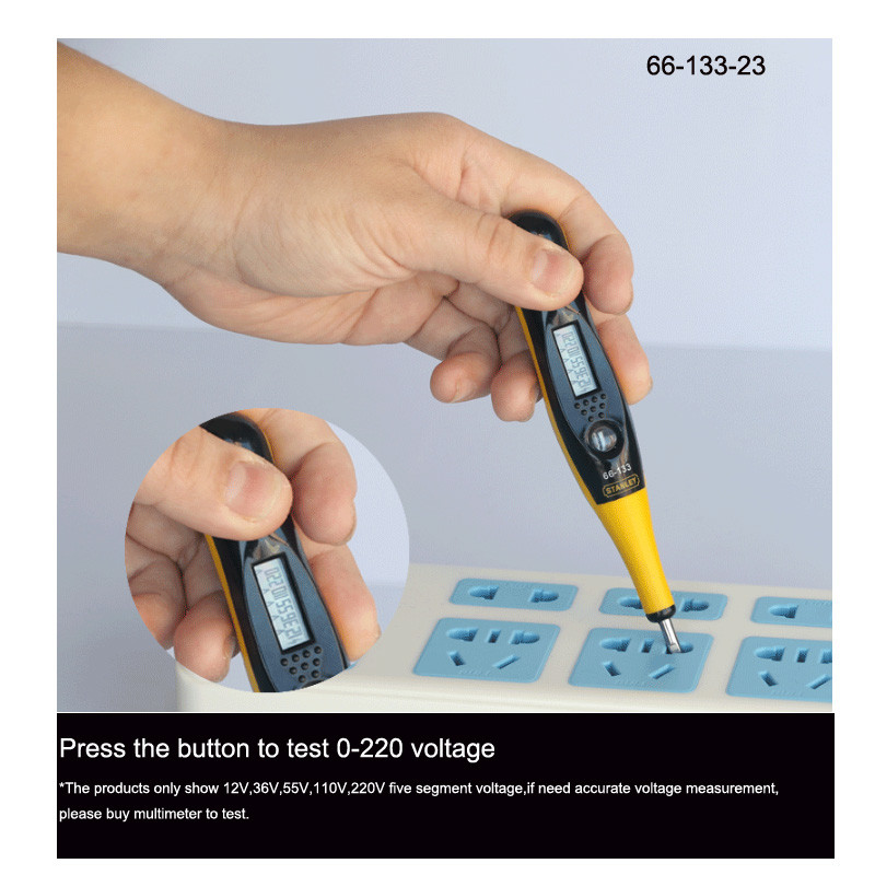 Stanley Dc Ac Voltage Detector Electric Current Pen Tester Sensor Volt ...